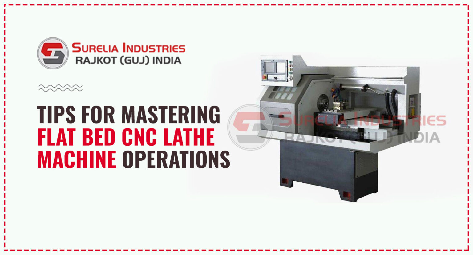 A Guide to Mastering the Use of Flat Bed CNC Lathe Machines
